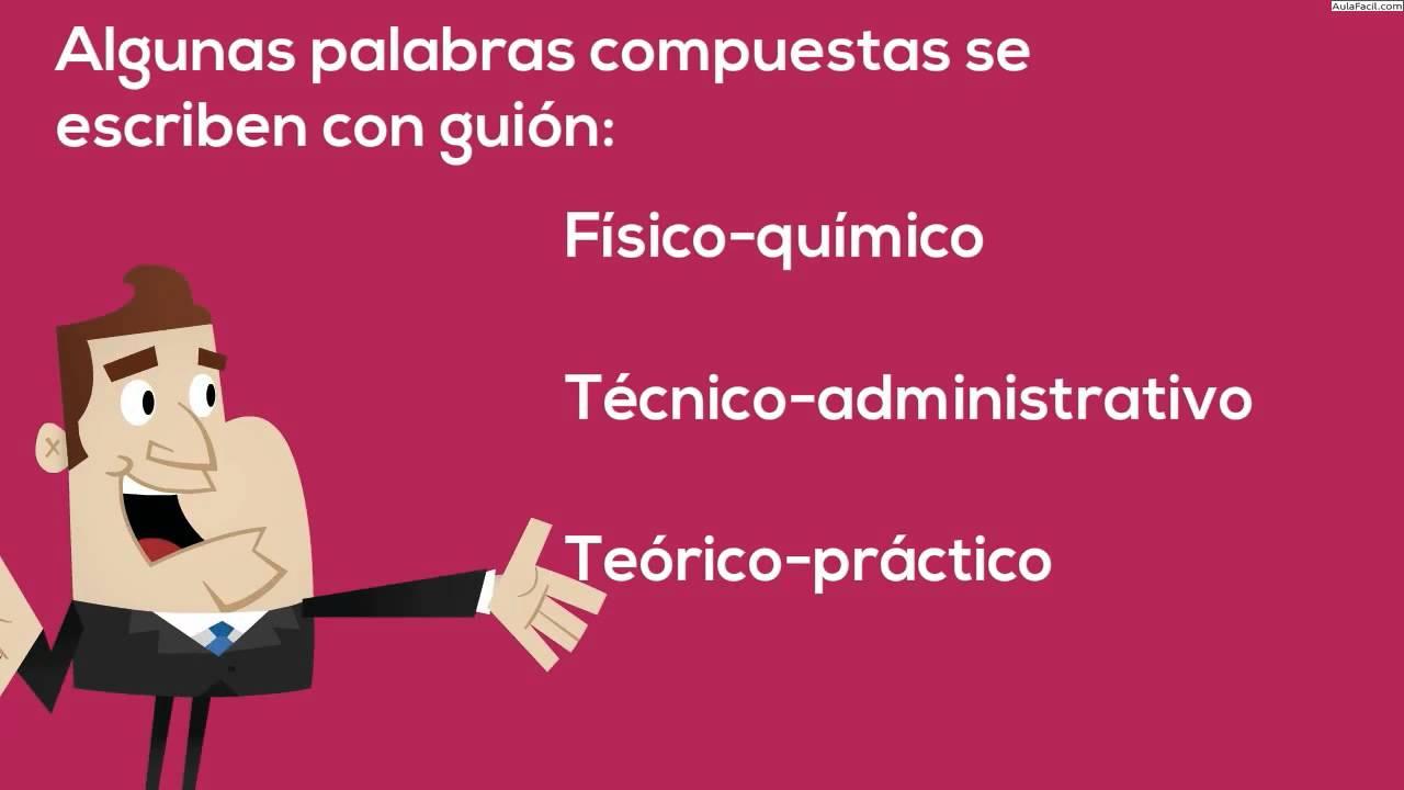 La acentuación de las palabras compuestas