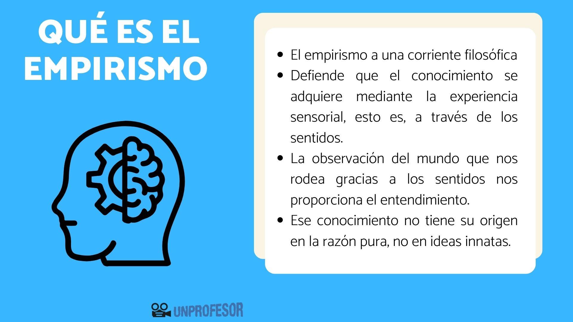 Qué es es el EMPIRISMO - con ejemplos y vídeos Qué es es el EMPIRISMO - con ejemplos y vídeos