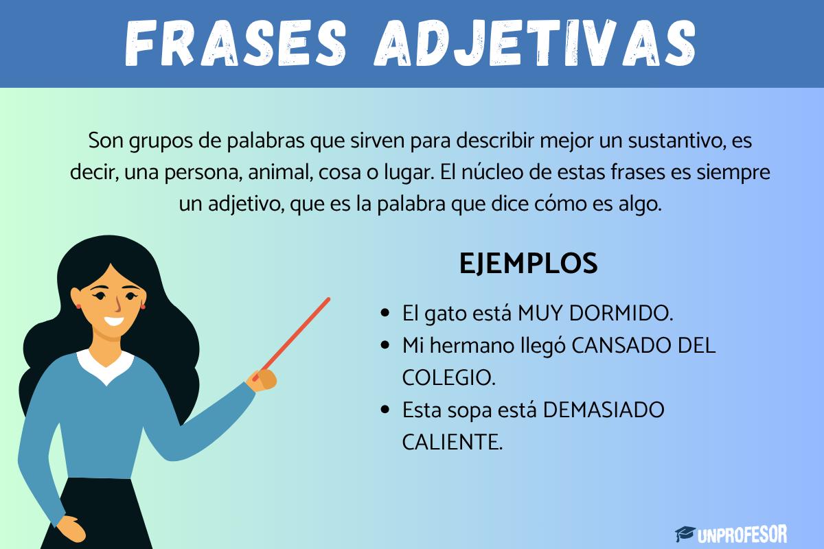 Qué son las frases ADJETIVAS - para niños
