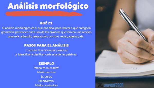 Análisis MORFOLÓGICO de una oración paso a paso - con VÍDEOS y EJEMPLOS!!