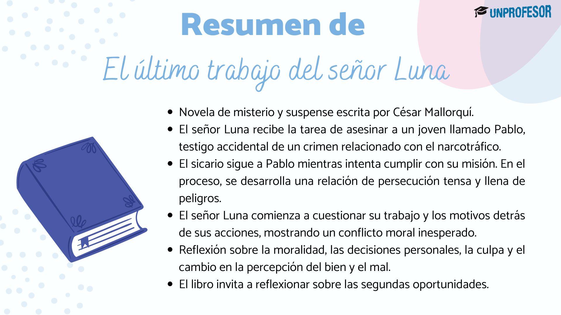 El último trabajo del señor Luna - RESUMEN