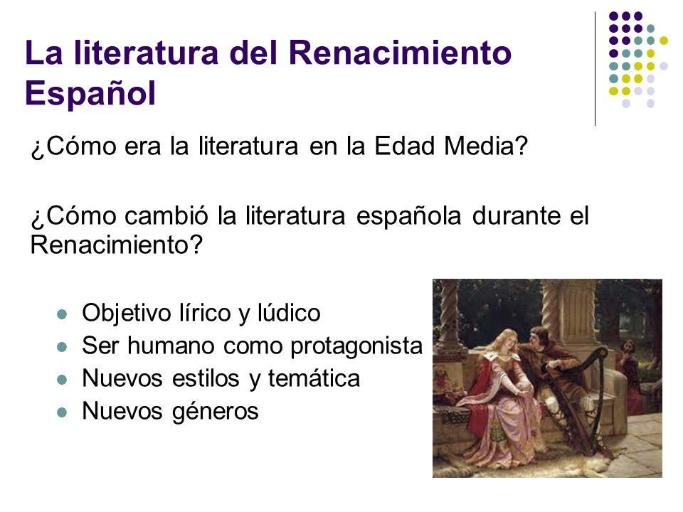 El Renacimiento Español En La Literatura ¡¡resumen Corto