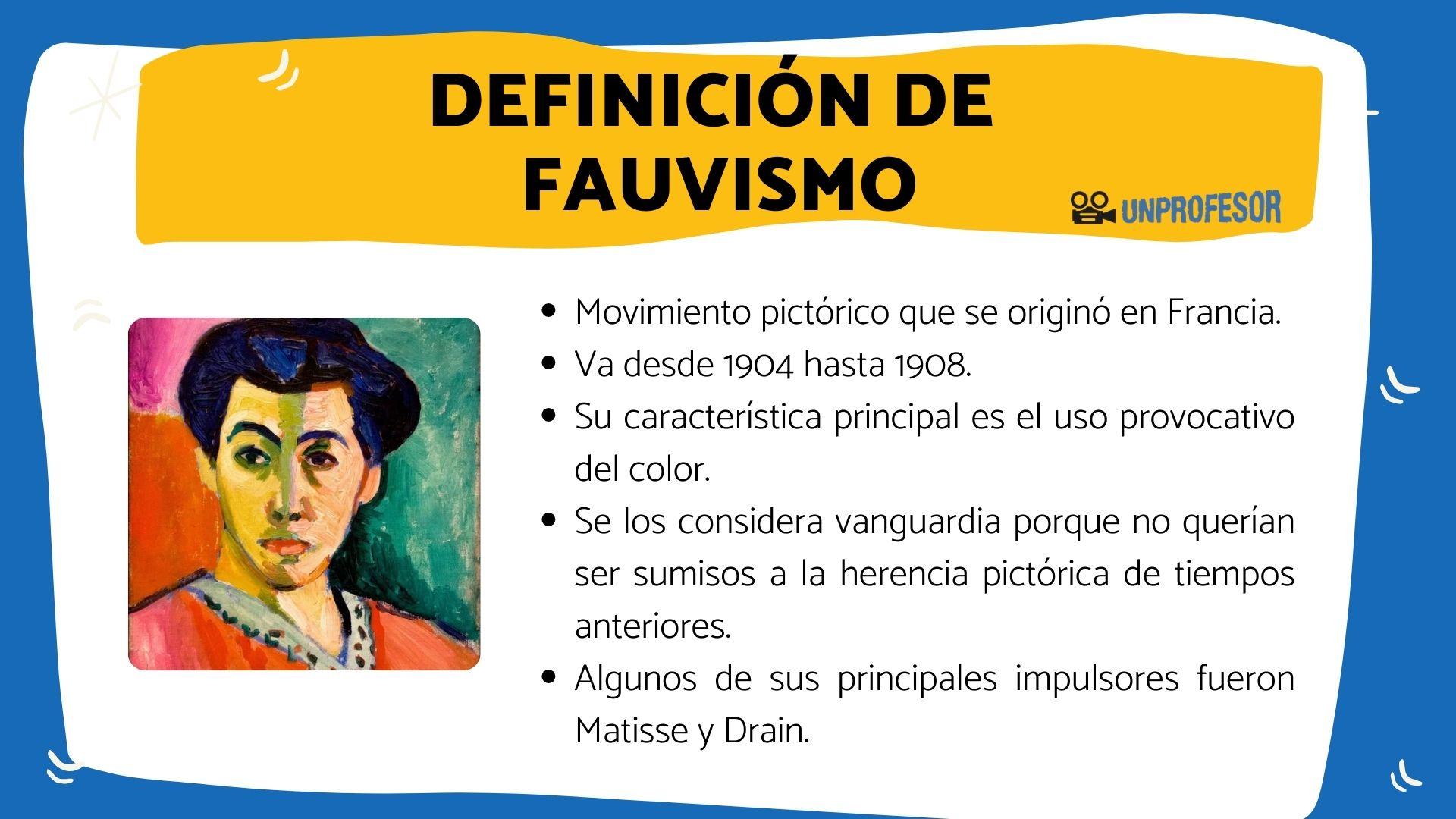 Definición de FAUVISMO - resumen con vídeo!