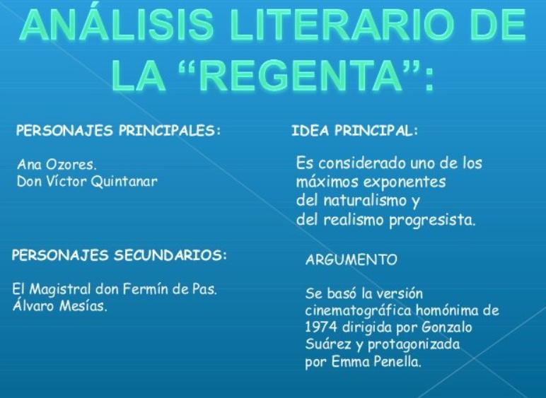 La Regenta: PERSONAJES principales y secundarios [resumen!]