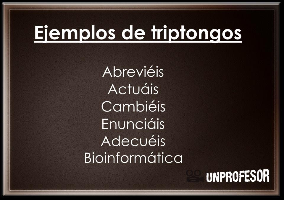 TRIPTONGO: definición fácil con EJEMPLOS en oraciones - [RESUMEN]