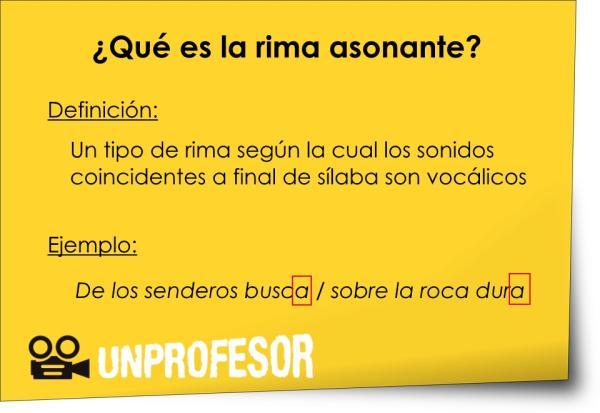 Clases de RIMA en un poema - con EJEMPLOS