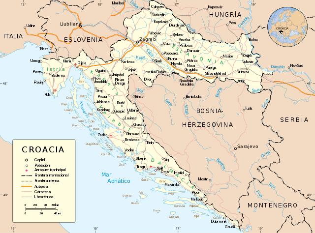 Dónde está CROACIA en el mapa - descúbrelo