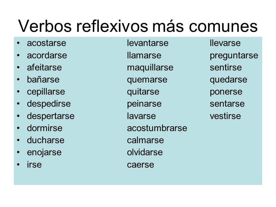 Qué son los verbos reflexivos en español - ¡Aquí los tienes!