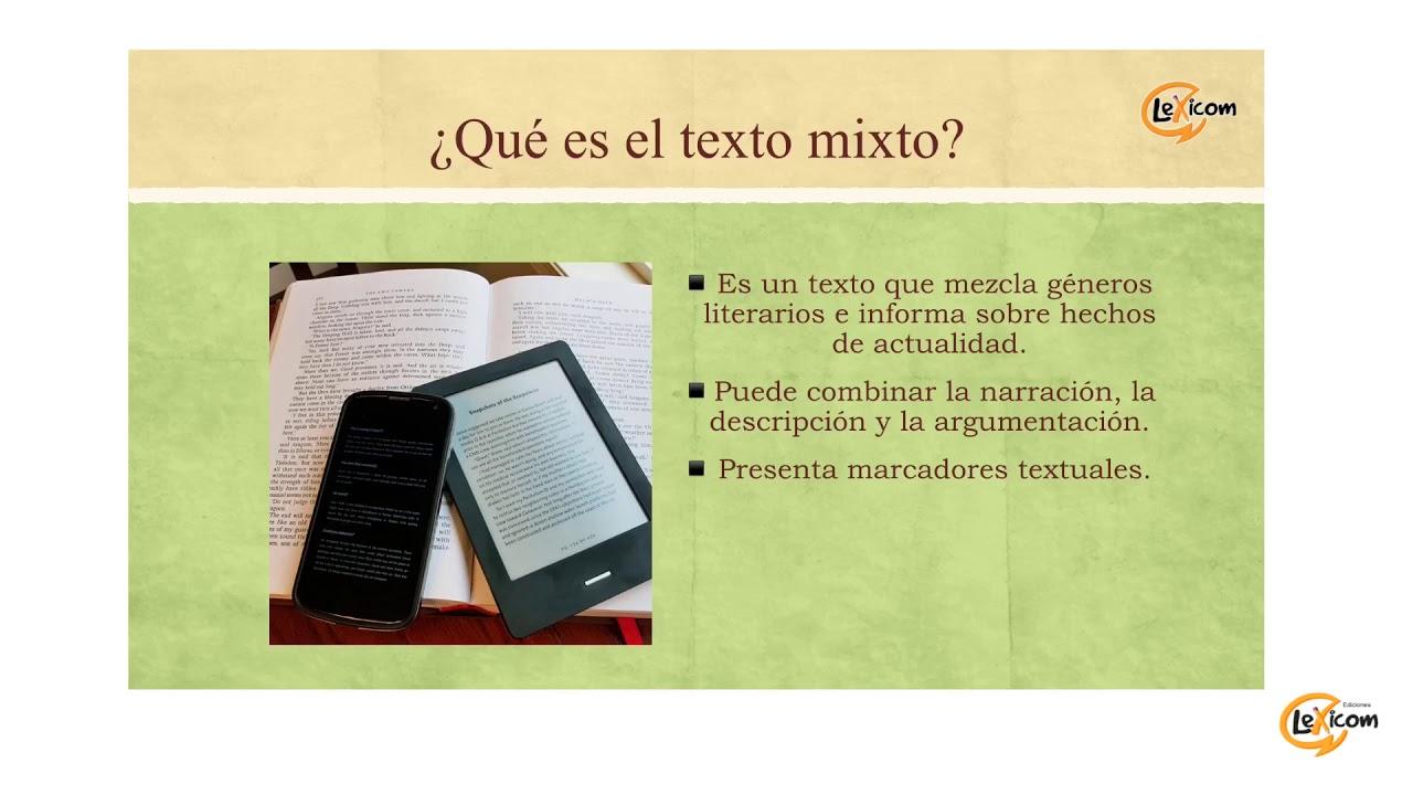Qué son los textos MIXTOS - resumen con EJEMPLOS!
