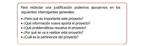 ¿Cómo hacer la Justificación de un Proyecto?