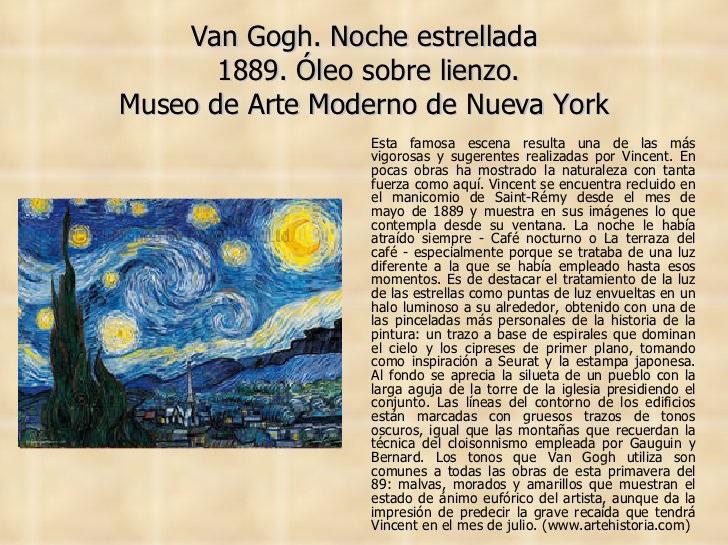 Vincent Van Gogh Noche Estrellada Doctor Who Starry Night: A Creation