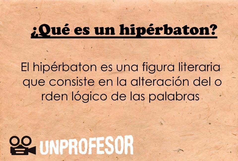 Qué es HIPÉRBATON en literatura - resumen fácil + EJEMPLOS!