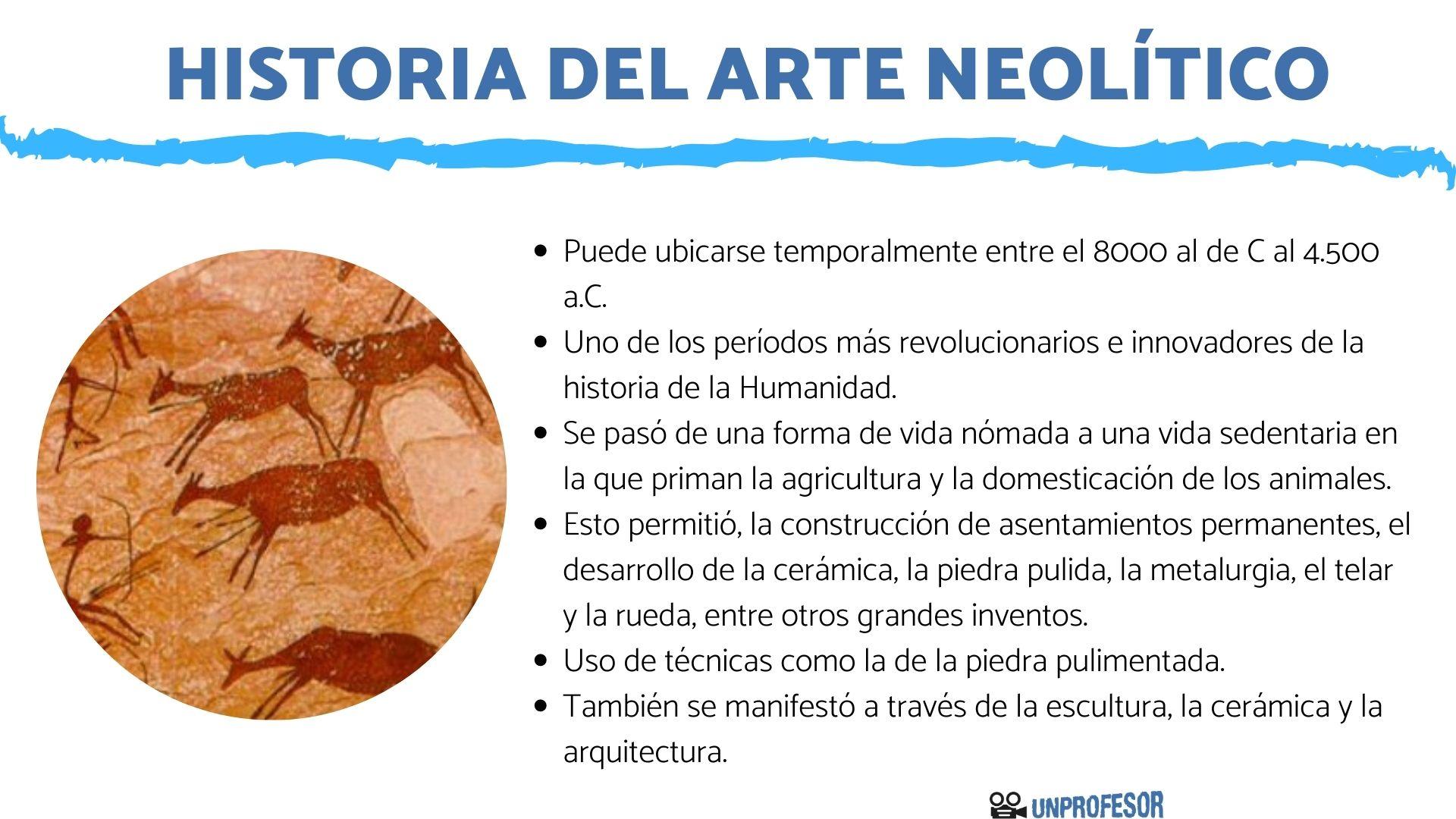 Historia del ARTE neolítico- resumen corto